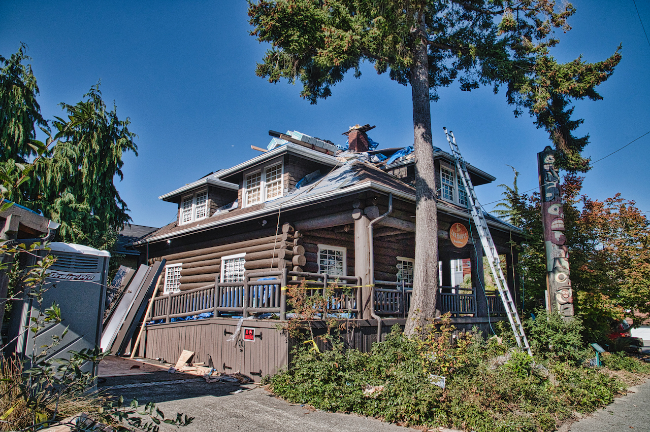 The Log House Museum gets its new roof; Donations and auction funded ...